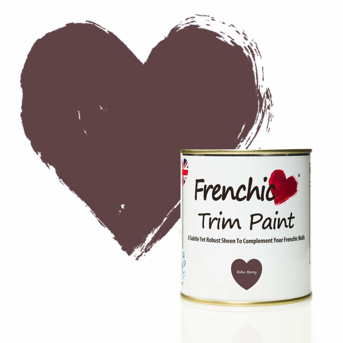 Boho Berry - Deep Purple Satin Trim Paint | Frenchic