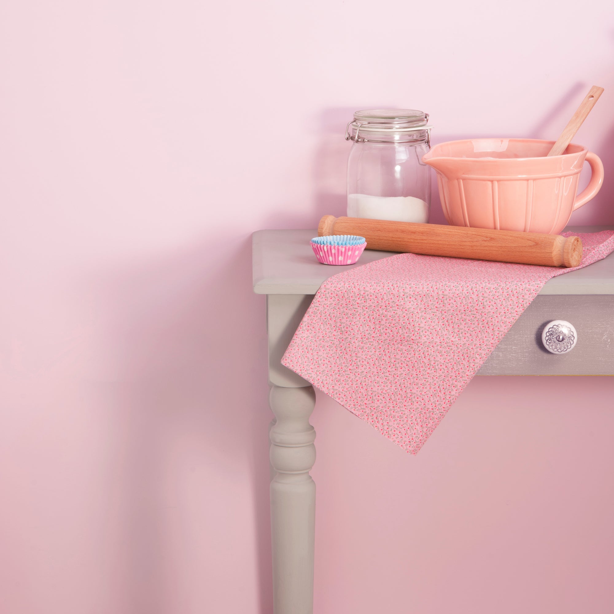 Bon Bon - Pale Candy Pink Satin Trim Paint | Frenchic