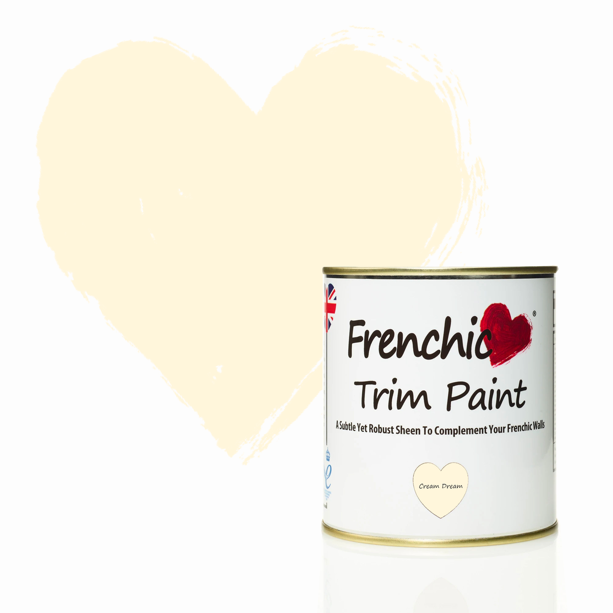 Cream Dream - Pale Cream Satin Trim Paint | Frenchic