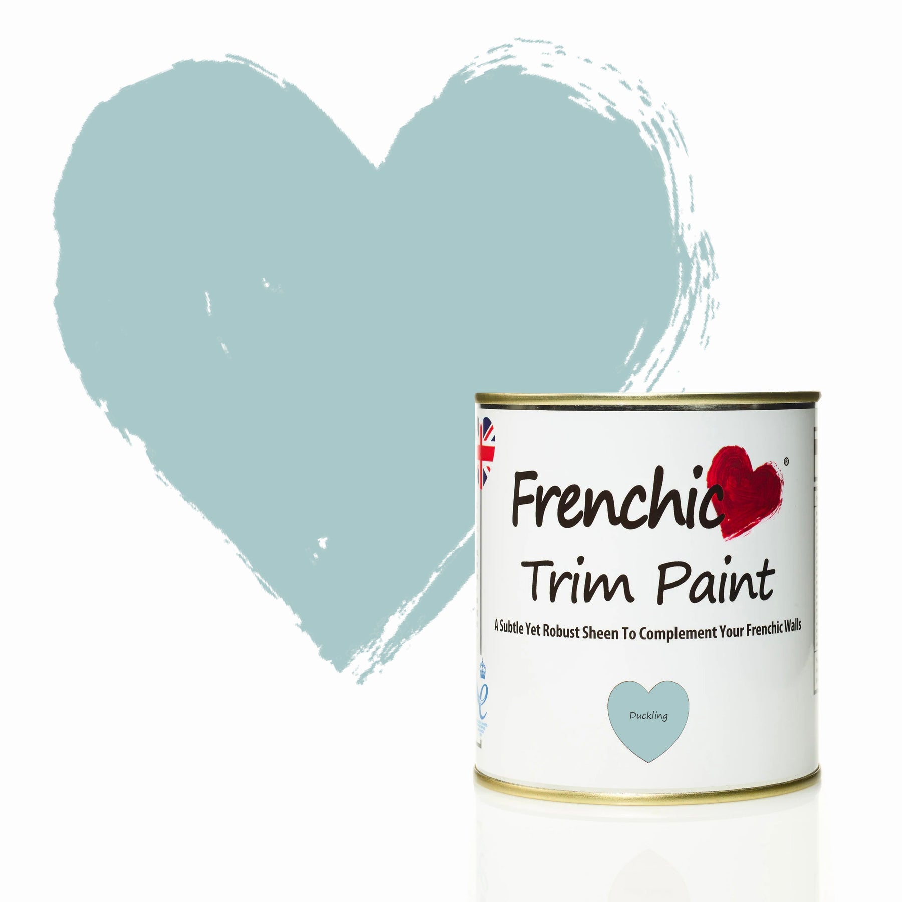 Duckling - Greyish Duck Egg Blue Satin Trim Paint | Frenchic
