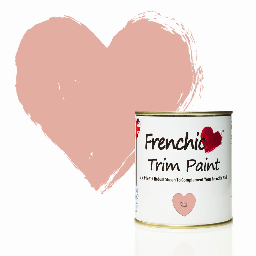 Dusky Blush - Muted Pink Satin Trim Paint | Frenchic