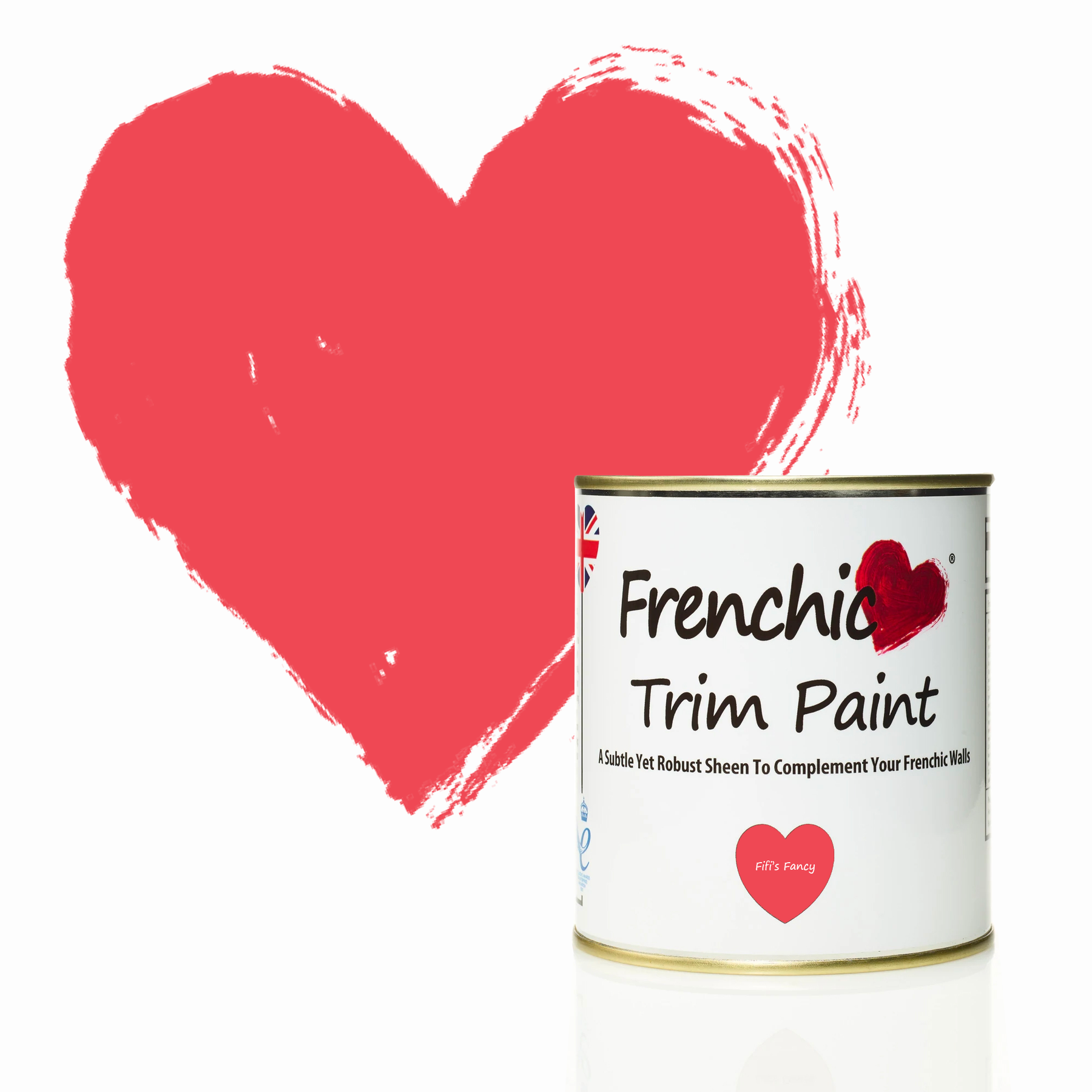 Fifi’s Fancy - Flirty Red Satin Trim Paint | Frenchic