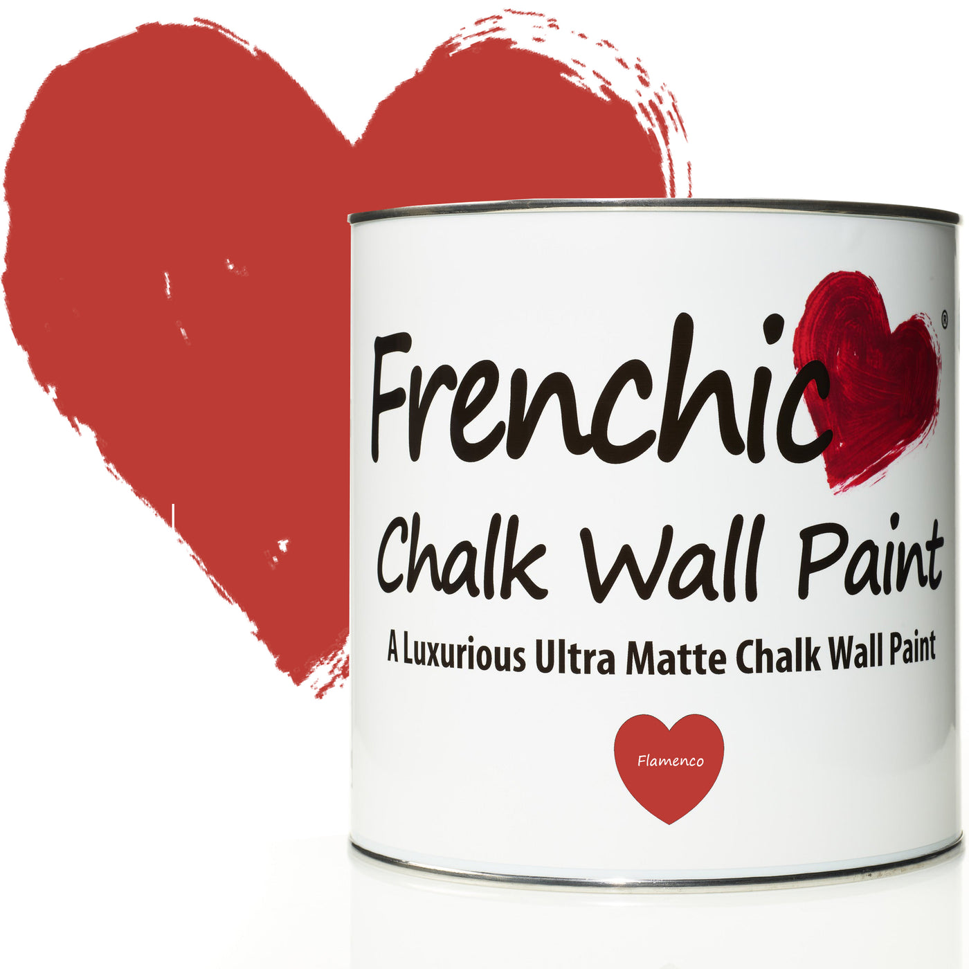 Flamenco - Deep Red Matte Chalk Wall Paint | Frenchic